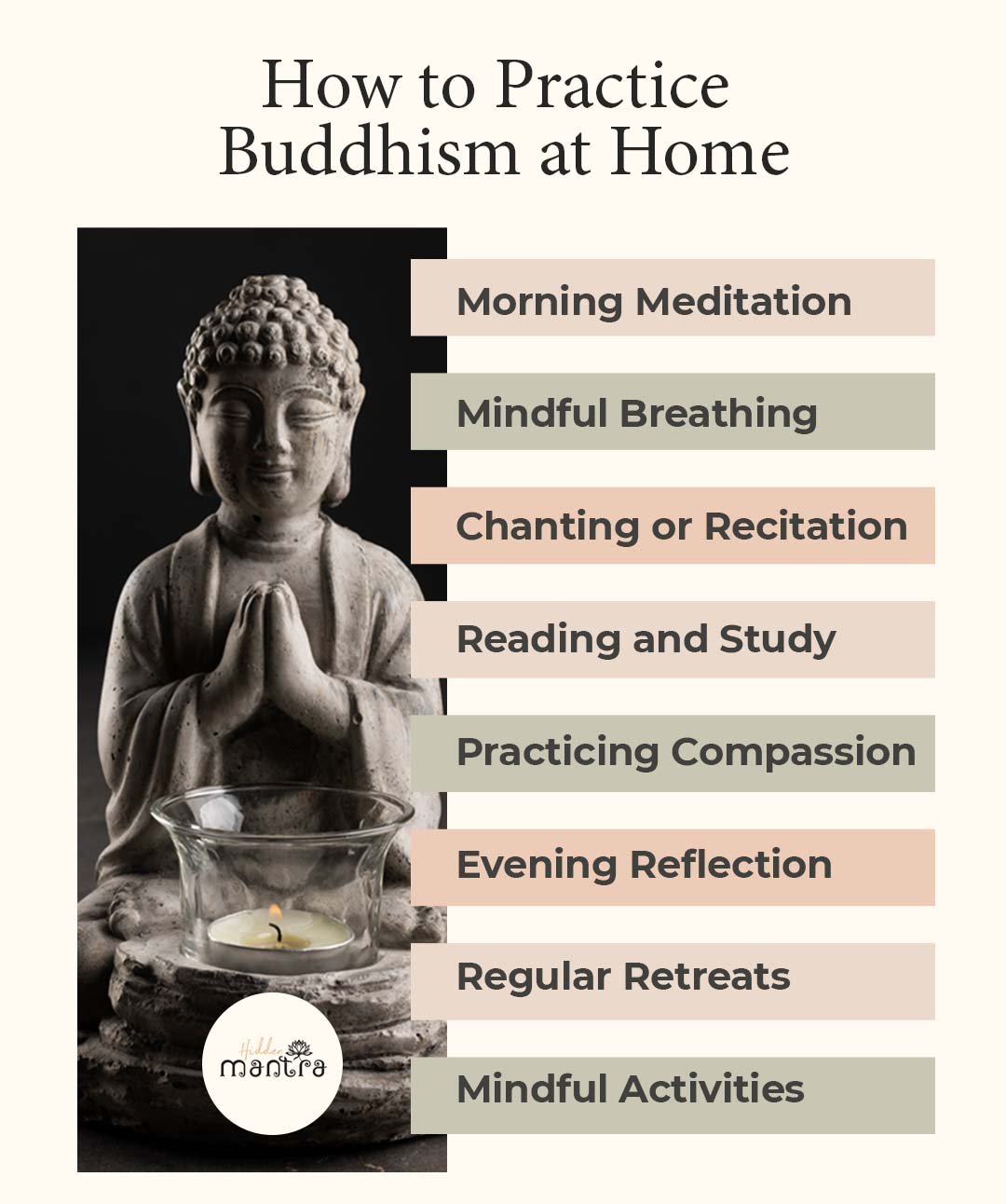 How to Practice Buddhism at Home - 8 Peaceful Activities