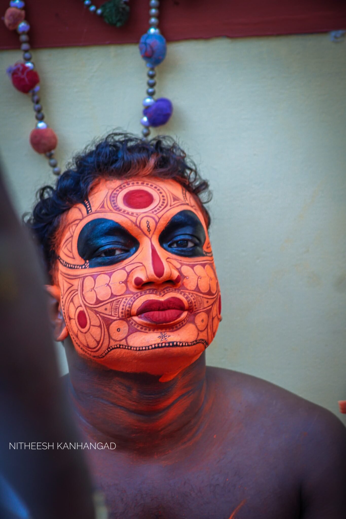 Theyyam Face: Kerala's Divine Expression